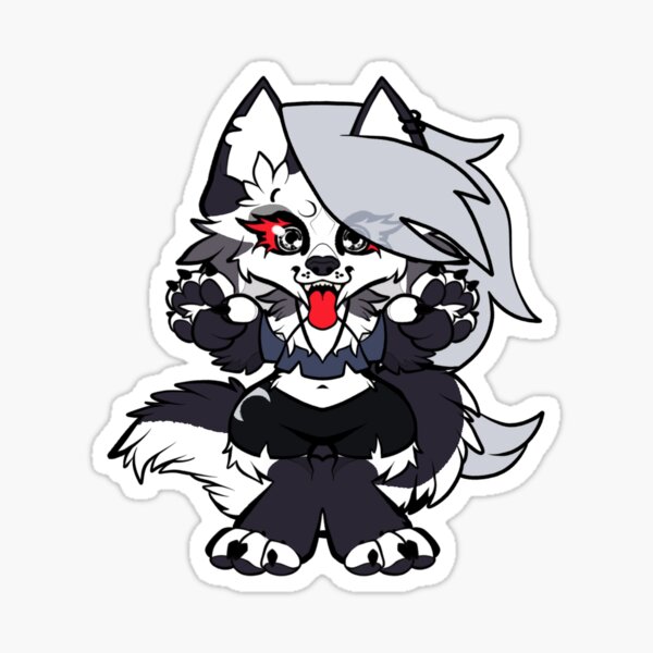 "Loopy Loona Hellhound Anthro Furry Cute Kawaii Chibi Helluva Boss ...