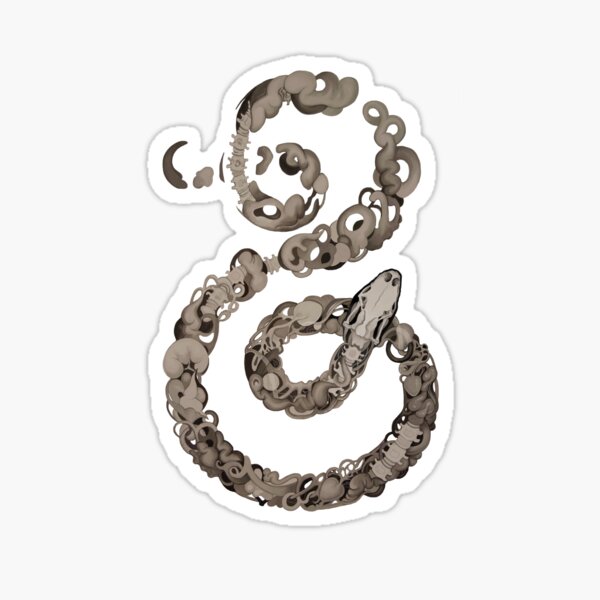 "Snake" Sticker for Sale by dcrownfield | Redbubble