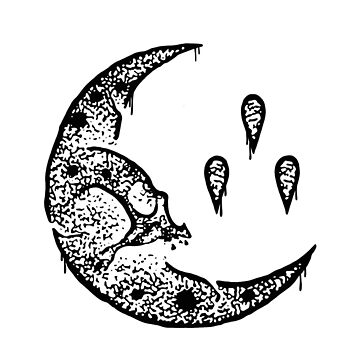 "CURRENTS MOON LOGO" Sticker for Sale by LidraTattoo | Redbubble