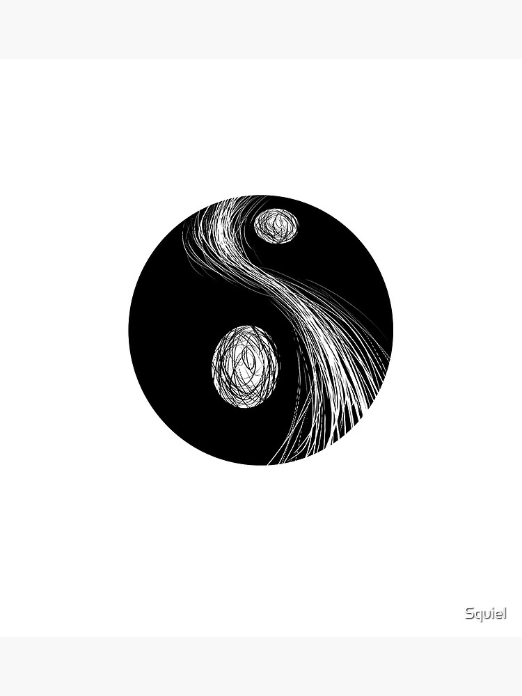 "Yin and Yang redesign" Poster by Squiel | Redbubble