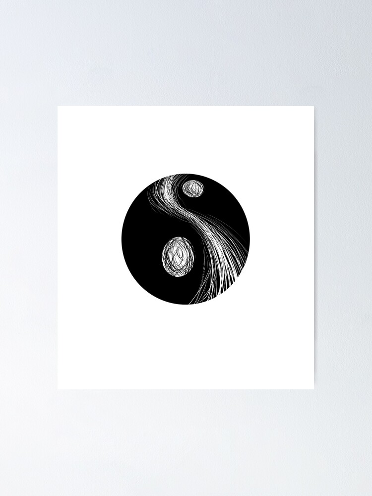 "Yin and Yang redesign" Poster by Squiel | Redbubble