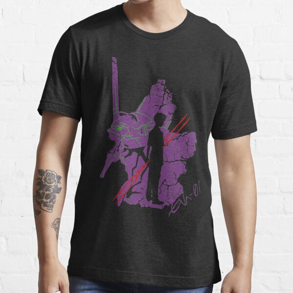 "Evangelion Unit-01" T-shirt for Sale by TeeTeeProject | Redbubble ...