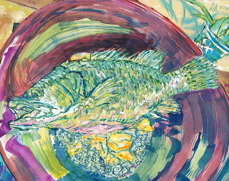 "Cooking Mandarin Fish, Gue Yu" by DaveAlber | Redbubble