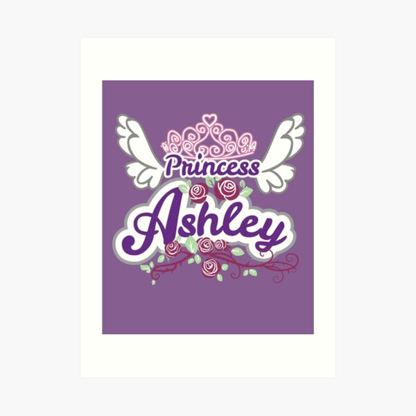 Lámina artística «Princesa Ashley - Regalos de nombre personalizado ...