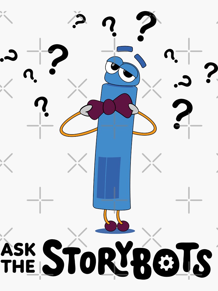 "Ask the BANG | Inspired by Ask the StoryBots" Sticker for Sale by ...