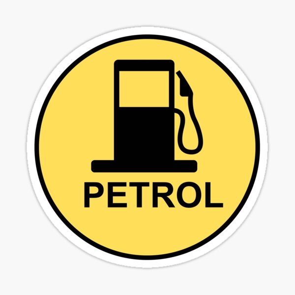 "PETROL Fuel Sticker – Car Fueling Reminder" Sticker for Sale by ...