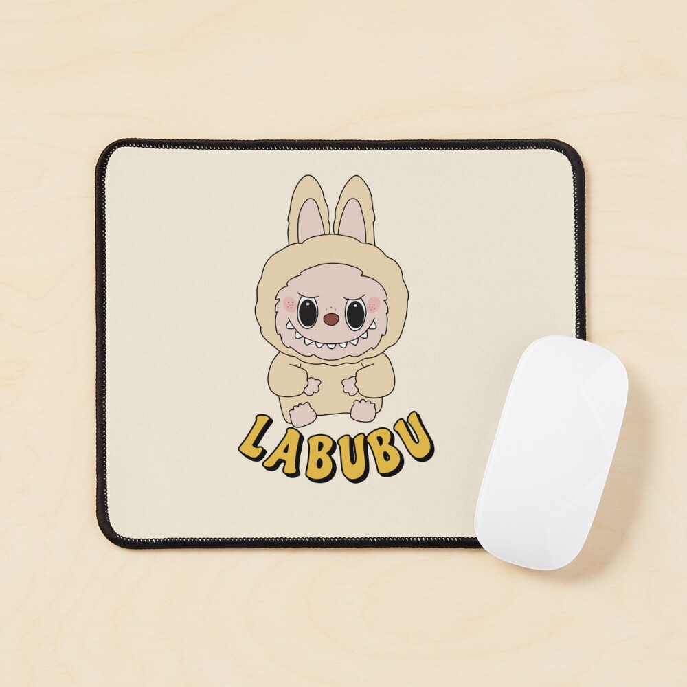 "Labubu yellow" Sticker by CheylaDesigns | Redbubble