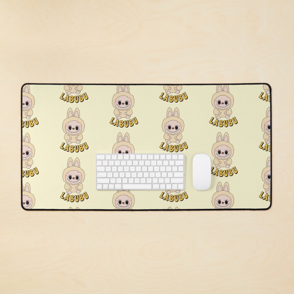 "Labubu yellow" Sticker by CheylaDesigns | Redbubble