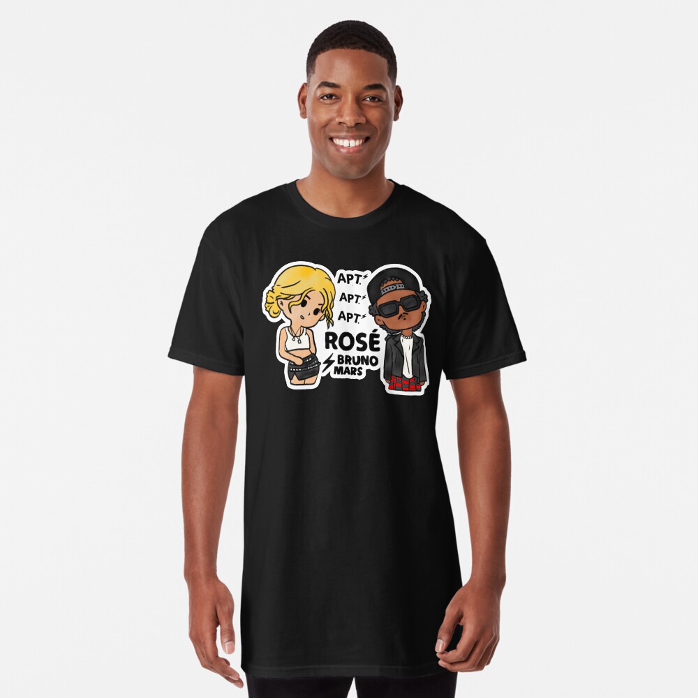 "APT Rosé & Bruno Mars - Littleoennie" Sticker for Sale by ...