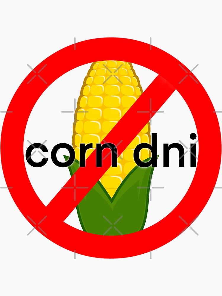 "Corn DNI (Inanimate Insanity)" Sticker for Sale by Ari447 | Redbubble