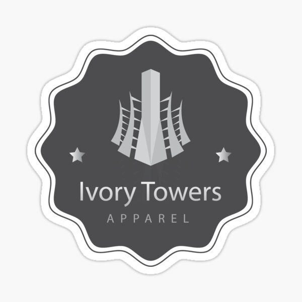"Ivory Towers Apparel Logo" Sticker for Sale by IvoryTowers | Redbubble