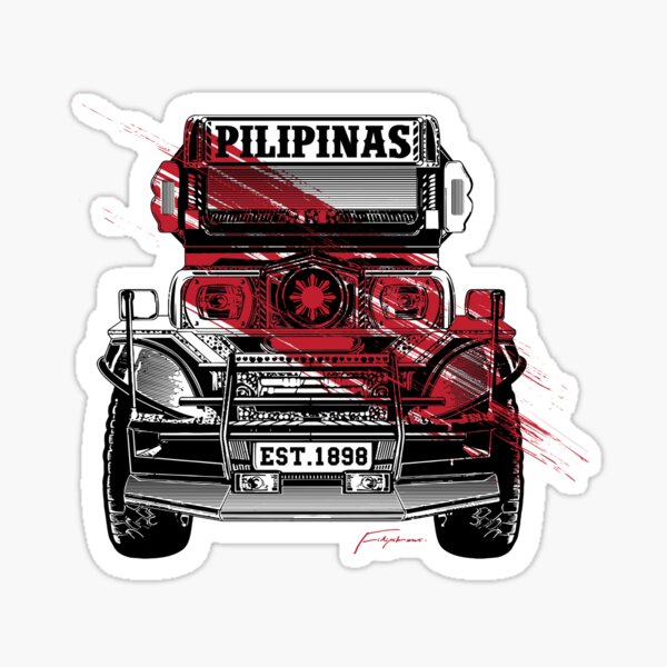 "Filipino Jeepney" Sticker for Sale by kimwellrena | Redbubble