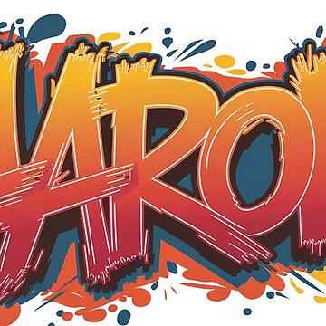 "Aaron" Sticker by Pleindedesigns | Redbubble