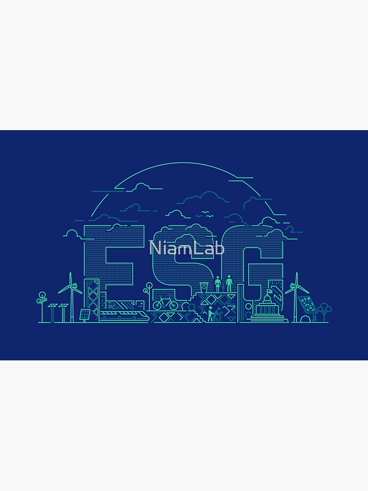 "ESG environmental social and governance ecology system" Sticker for ...