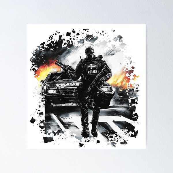"police officer" Poster by javierparra | Redbubble