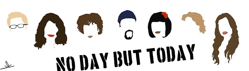 "Rent Musical- No Day But Today" Canvas Prints by JADesigns | Redbubble