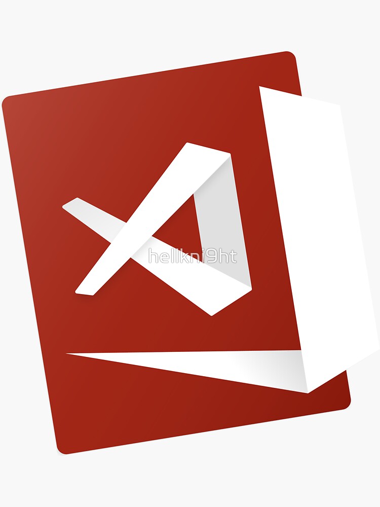 Pegatina «Logotipo de Visual Studio Code (estilo Valentines)» de ...