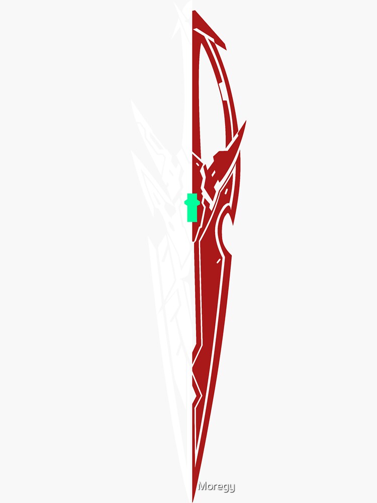"Xenoblade Chronicles 2 - Aegis Sword Design" Sticker for Sale by ...