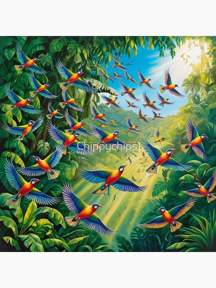 "McGraw's Birds Soaring Through the Skies of Brazil" Sticker for Sale ...