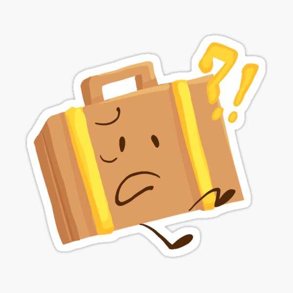 "Inanimate Insanity: Suitcase" Sticker for Sale by funnydoggg | Redbubble