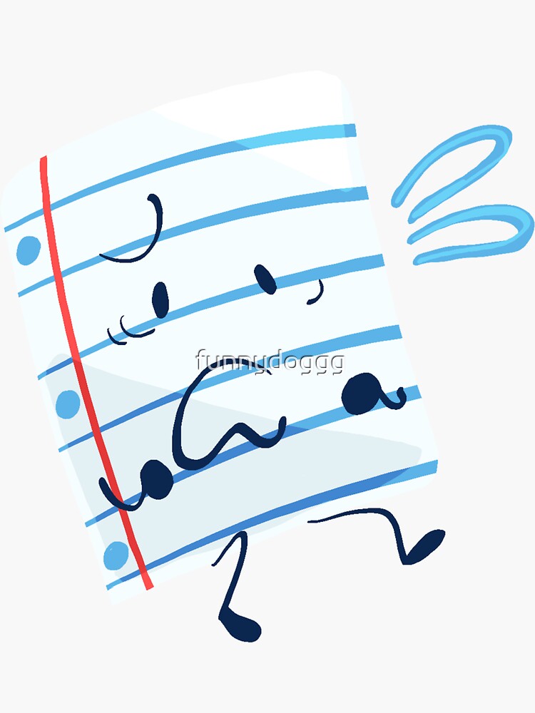 "Inanimate Insanity: Paper" Sticker for Sale by funnydoggg | Redbubble