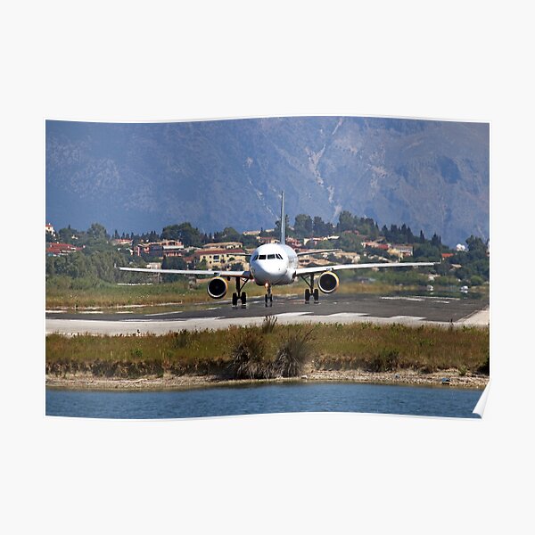 "airplane prepares for takeoff" Poster for Sale by goceris | Redbubble
