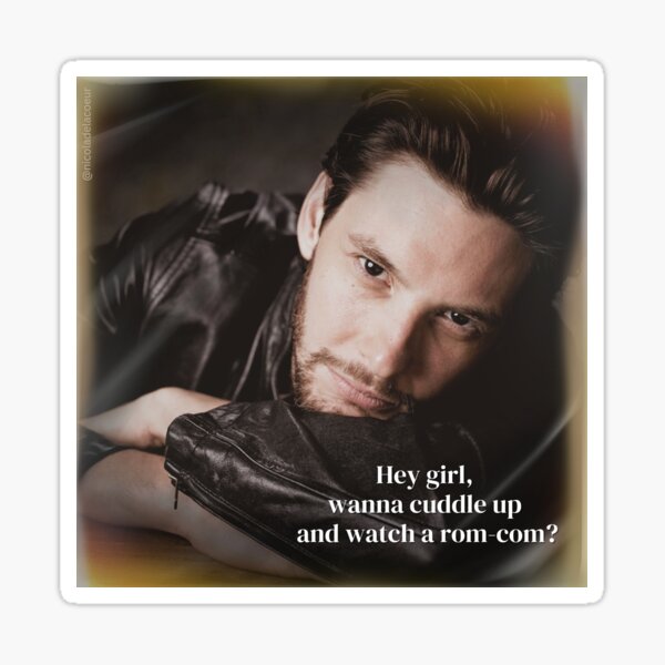 "Ben Barnes Fan Art: Hey Girl Meme - Rom-Com" Sticker for Sale by ...