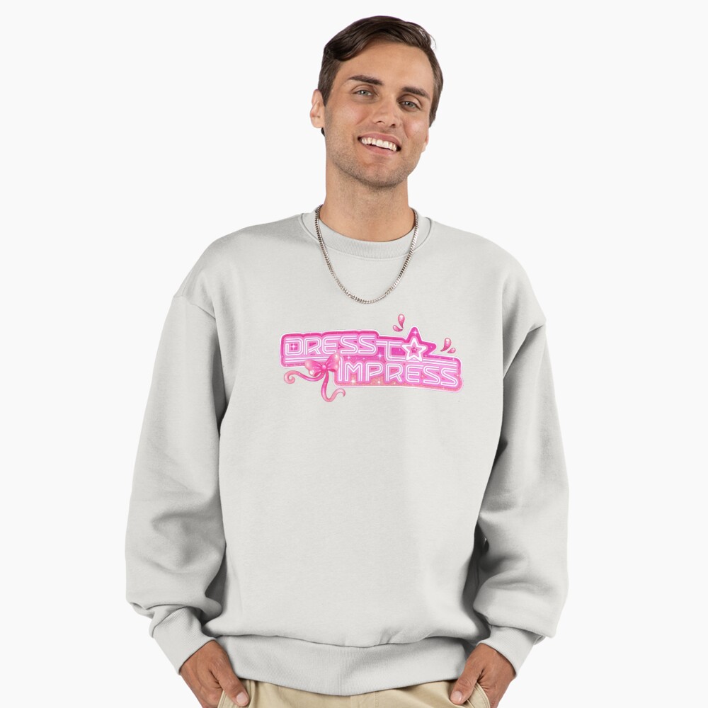 "Dress To Impress Logo Aesthetic Roblox" Pullover Sweatshirt for Sale ...