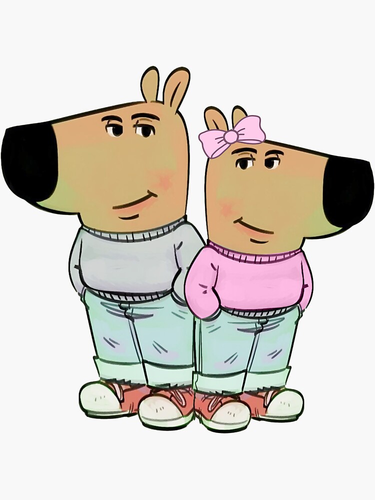 "Chill Couple - I am just a chill guy meme" Sticker for Sale by ...