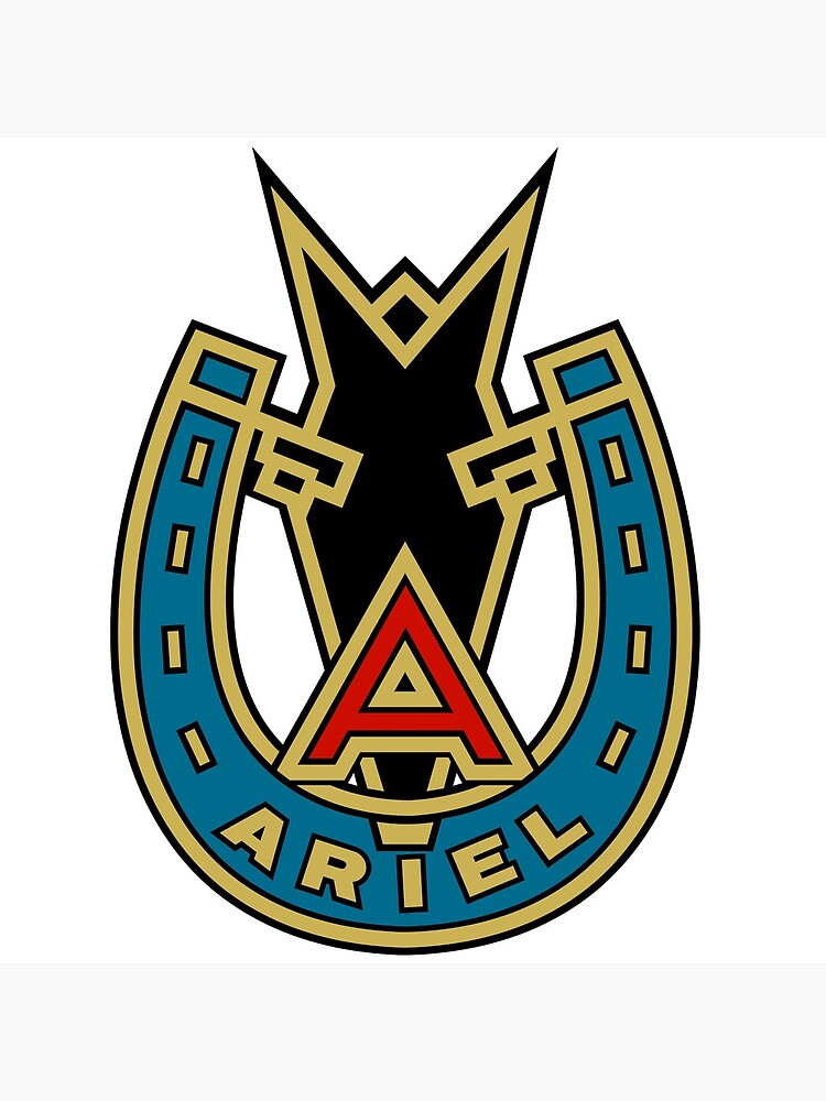 "Vintage Ariel Motorcycle Badge" Art Print for Sale by mkkessel | Redbubble