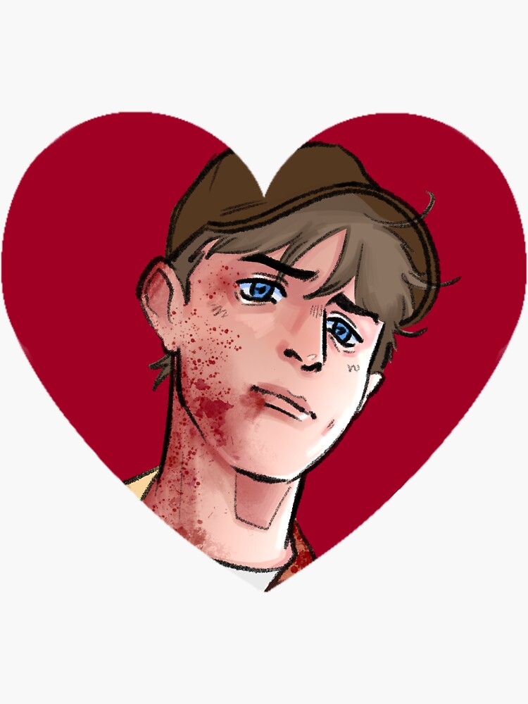 "The Passenger (Randy heart) " Sticker for Sale by kimscomics | Redbubble