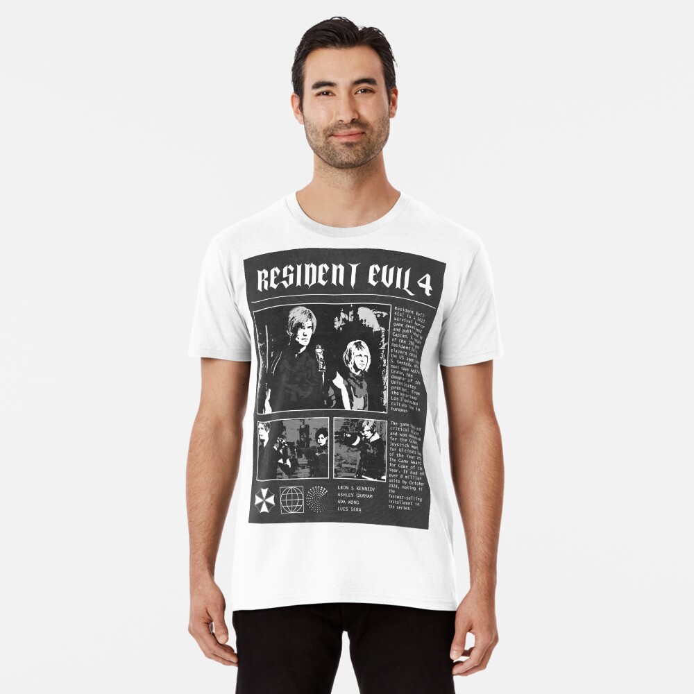 "Resident Evil 4 Remake (Black n White)" Poster for Sale by ...