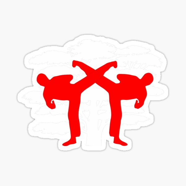 "Karate Sidekick" Sticker for Sale by stylo79 | Redbubble