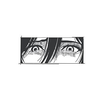 "Mikasa eyes" Sticker for Sale by jacckeyyc | Redbubble
