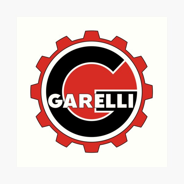 "Vintage Garelli Motorcycle Badge" Art Print for Sale by mkkessel ...