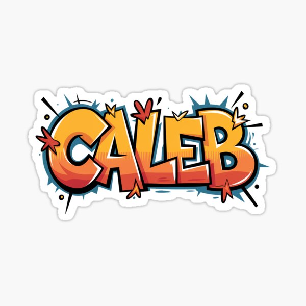 "Caleb" Sticker by Pleindedesigns | Redbubble