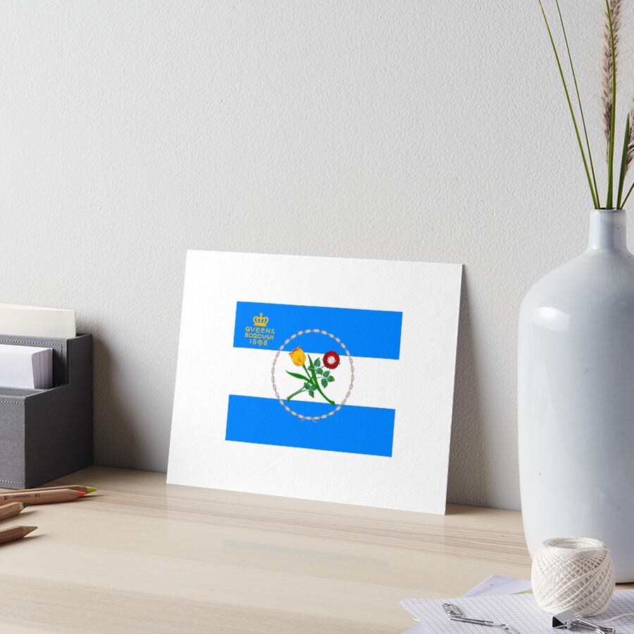 "Flag of Queens, NY" Art Board Print for Sale by PZAndrews | Redbubble