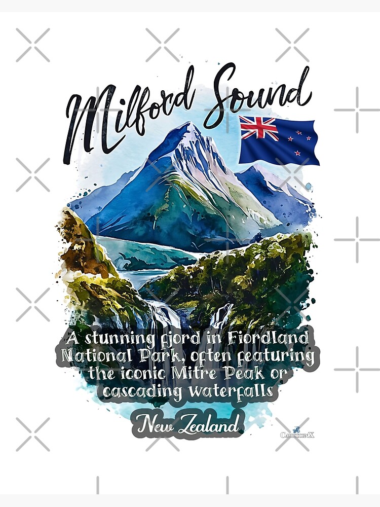 "Milford Sound - A stunning fjord in Fiordland National Park, featuring ...