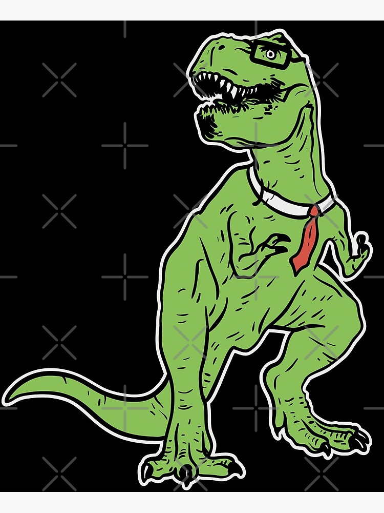 "Tyrannosaurus Nerd - Dinosaur T-Rex Archeology" Poster by anziehend ...