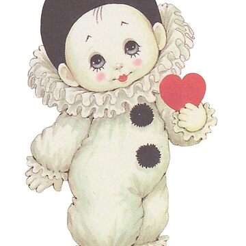 "cupid heart kewpie baby clown" Sticker for Sale by emmev | Redbubble