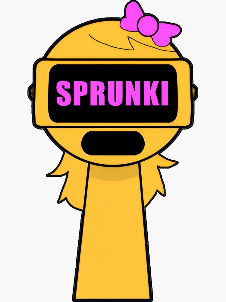 "Incredibox Sprunki" Sticker for Sale by designyoub | Redbubble