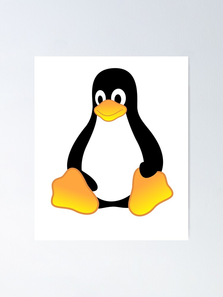 "Tux-Maskottchen-T-Shirt Pinguin-Linux-Logo" Poster von rainwater11 ...