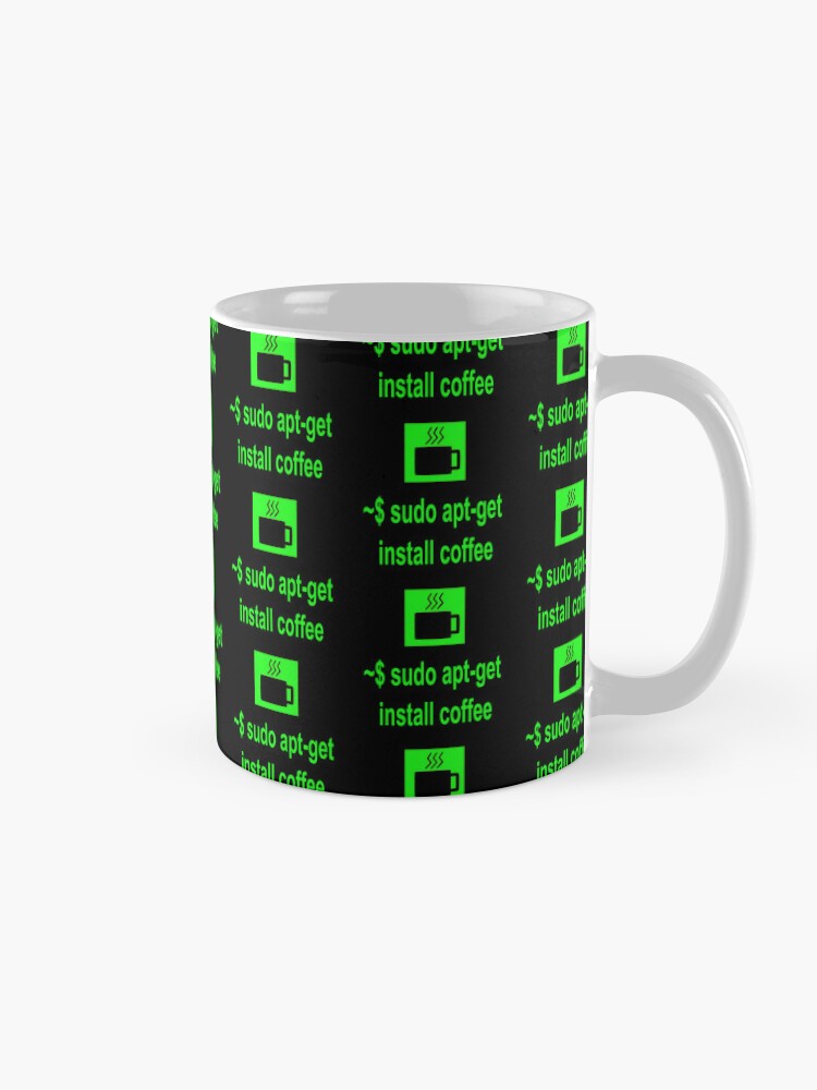 "Linux sudo apt-get install coffee" Coffee Mug for Sale by boscorat ...