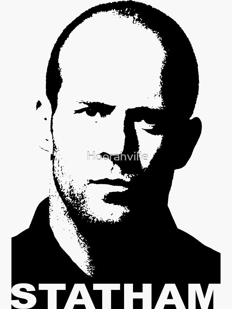 "Jason Statham" Sticker for Sale by Hoorahville | Redbubble