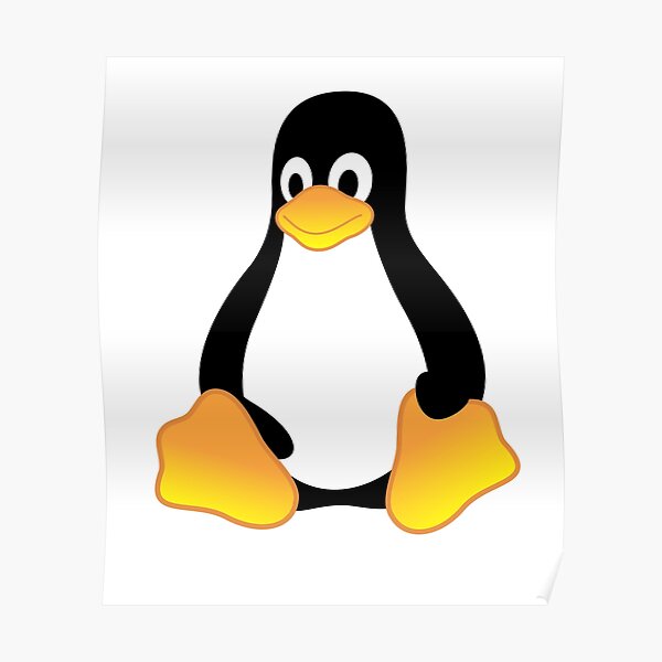 "Tux Mascot T-Shirt Penguin Linux Logo" Poster by rainwater11 | Redbubble