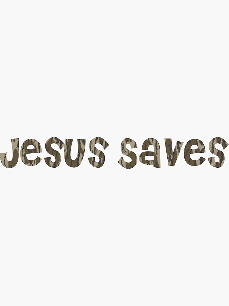"Jesus Saves Riley Green" Sticker for Sale by CountryCorner | Redbubble