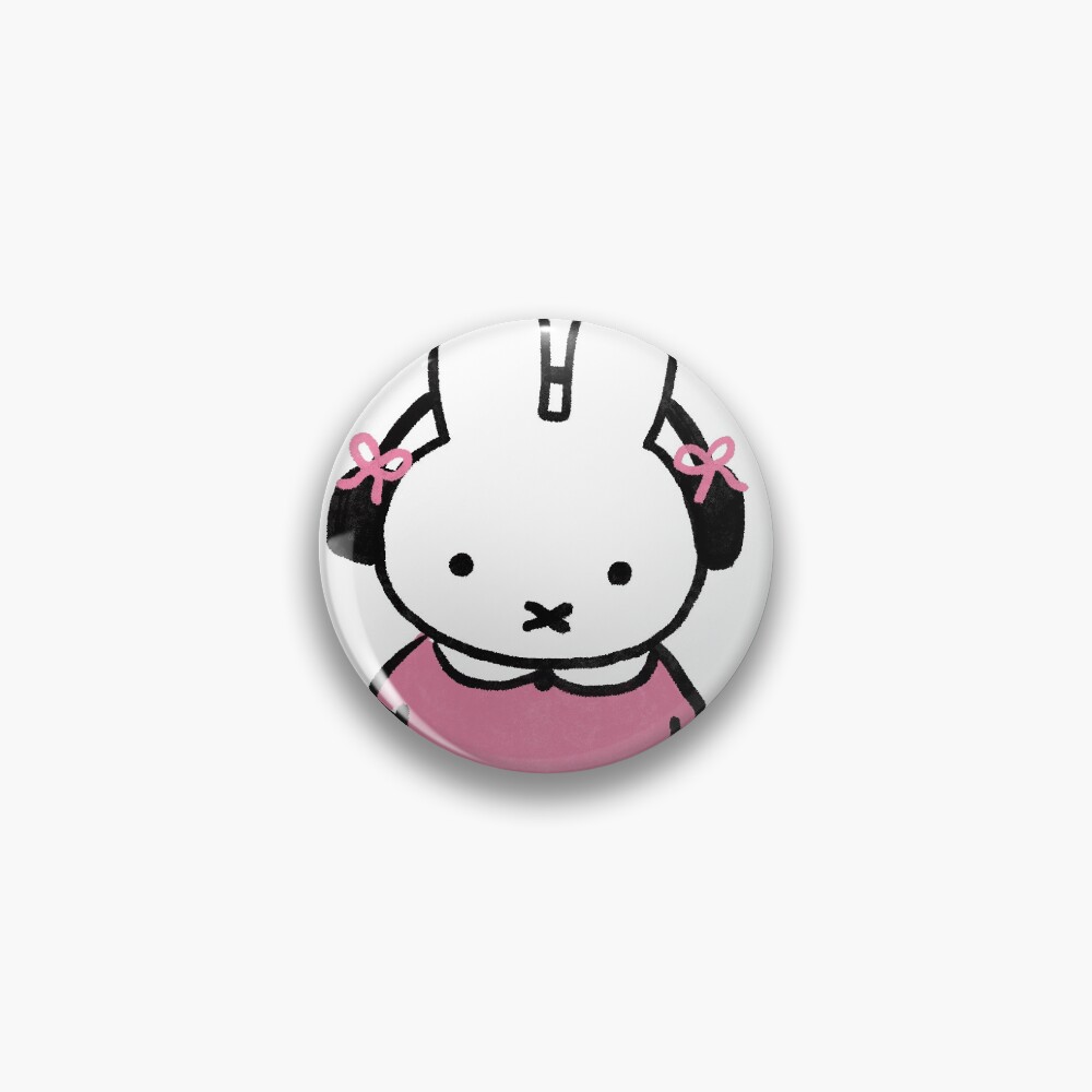 "Cute Bow Headphone Miffy " Sticker for Sale by cranbearrie | Redbubble