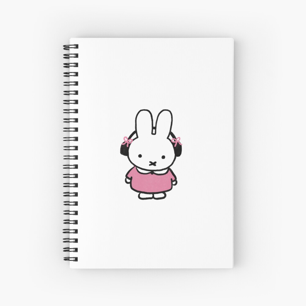 "Cute Bow Headphone Miffy " Sticker for Sale by cranbearrie | Redbubble