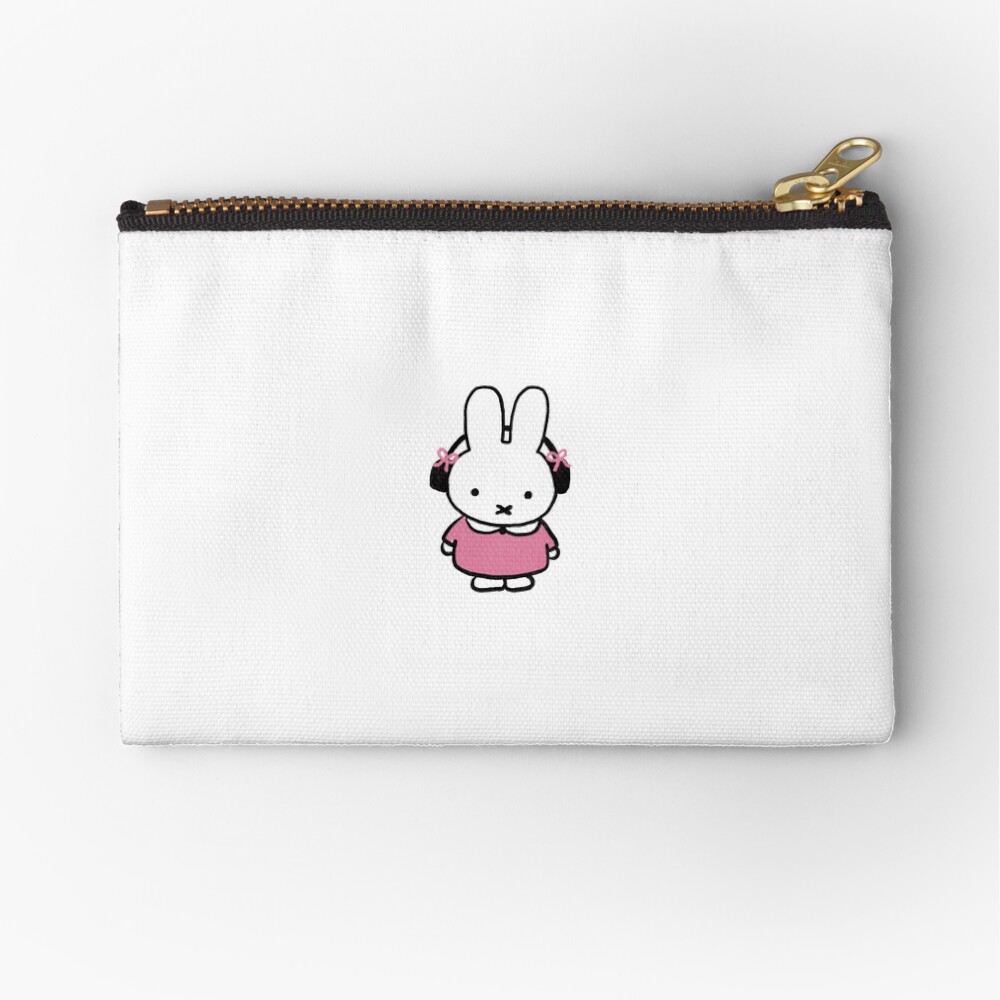"Cute Bow Headphone Miffy " Sticker for Sale by cranbearrie | Redbubble