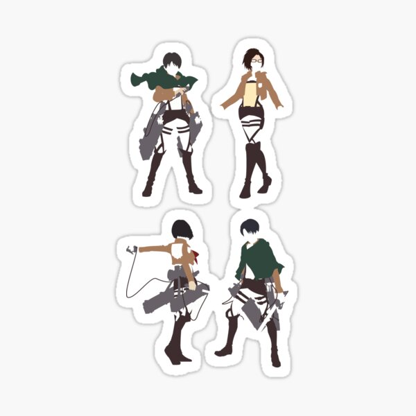 "Attack AOT" Sticker by haxamin | Redbubble